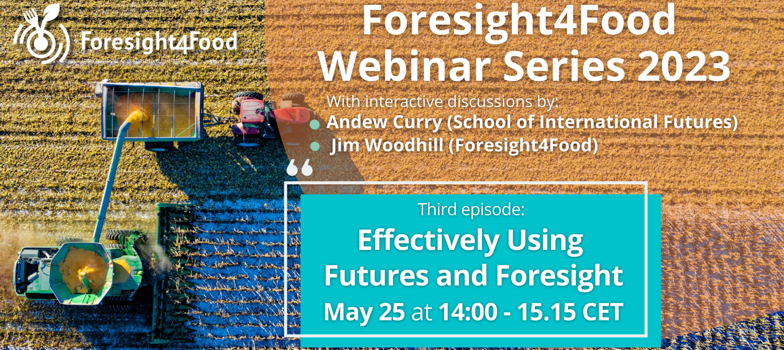 Foresight4Food Webinar Series 2023 - E3 - Foresight4Food