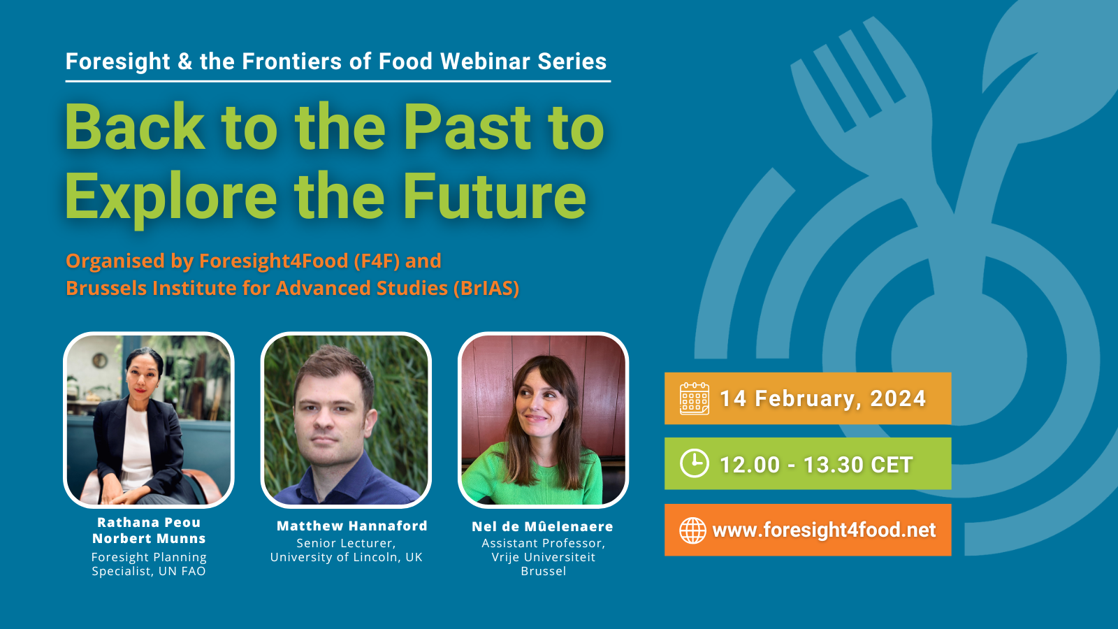Foresight & the Frontiers of Food: Back to the Past to Explore the Future - Foresight4Food